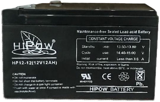 HIPOW Battery HP12-12 พิกัด 12V 12Ah – Thaihoshi Co., Ltd.